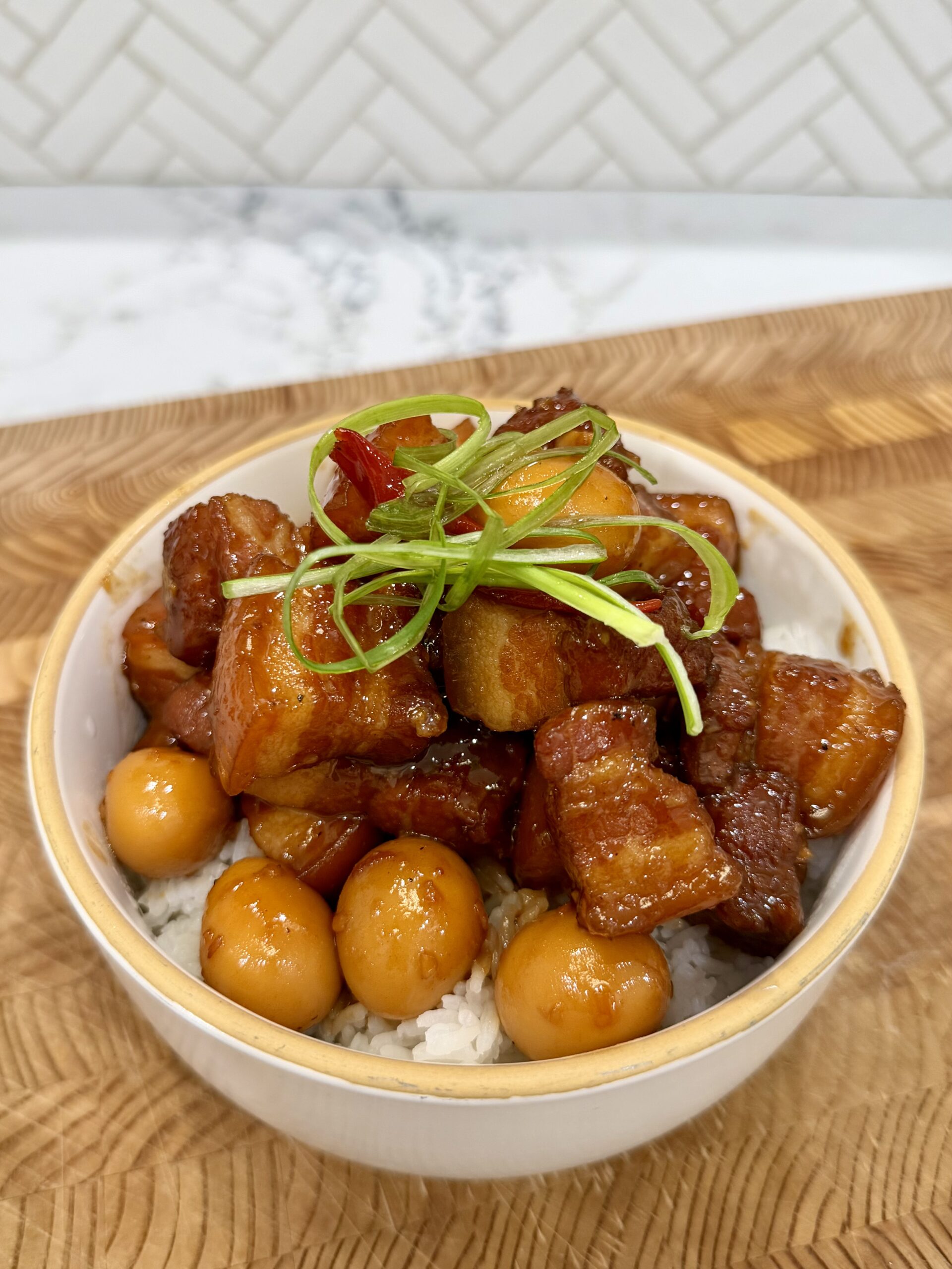 Vietnamese Braised Pork Belly (Thit Kho) - TheSpicyJuju