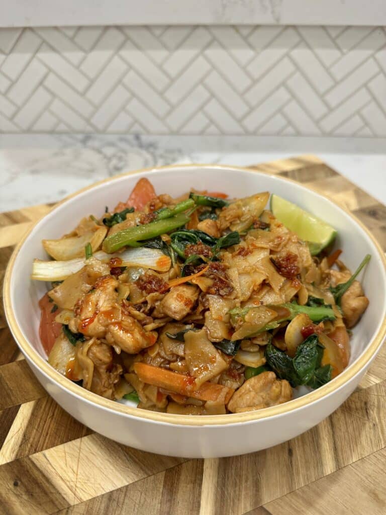 Spicy Thai Drunken Noodles (Pad Kee Mao) - TheSpicyJuju