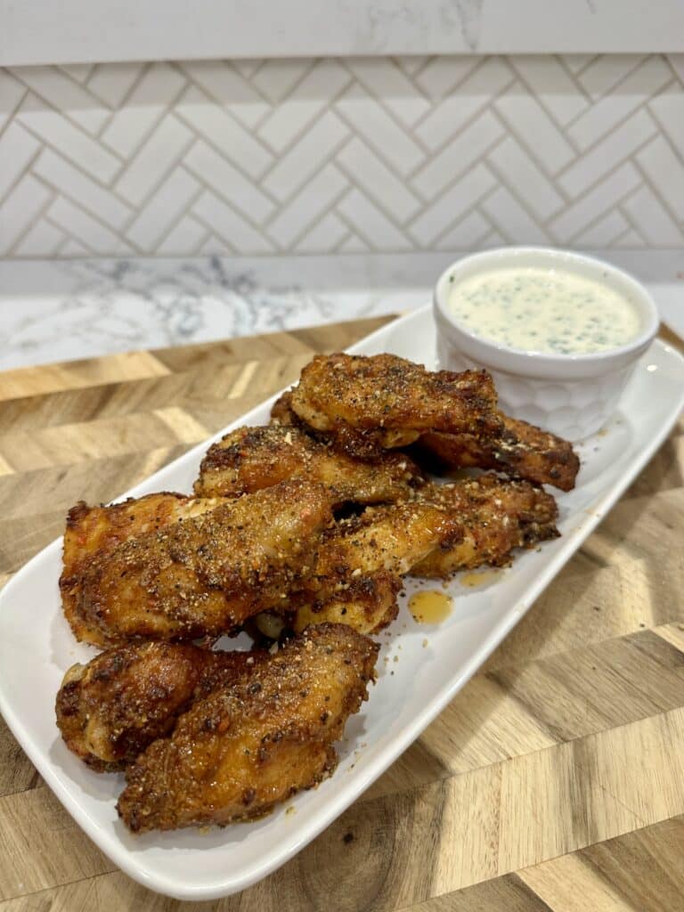 Copycat Wingstop’s Lemon Pepper Wings - TheSpicyJuju