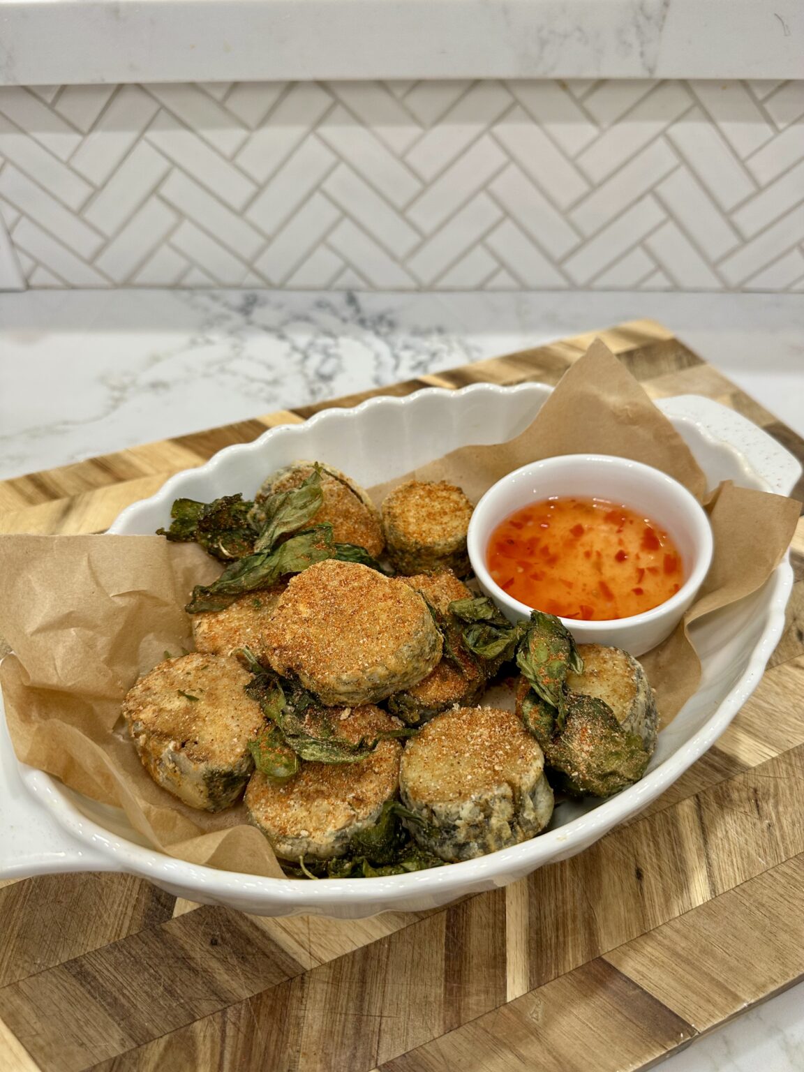 Air Fried Crispy Enoki Mushroom Rolls - TheSpicyJuju